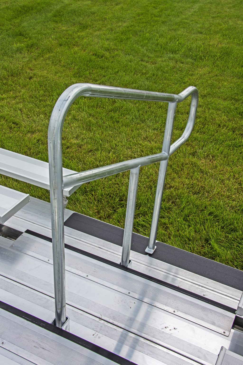 Optional 48" Center Aisle & Handrail for 10 Row Speedy Bleacher