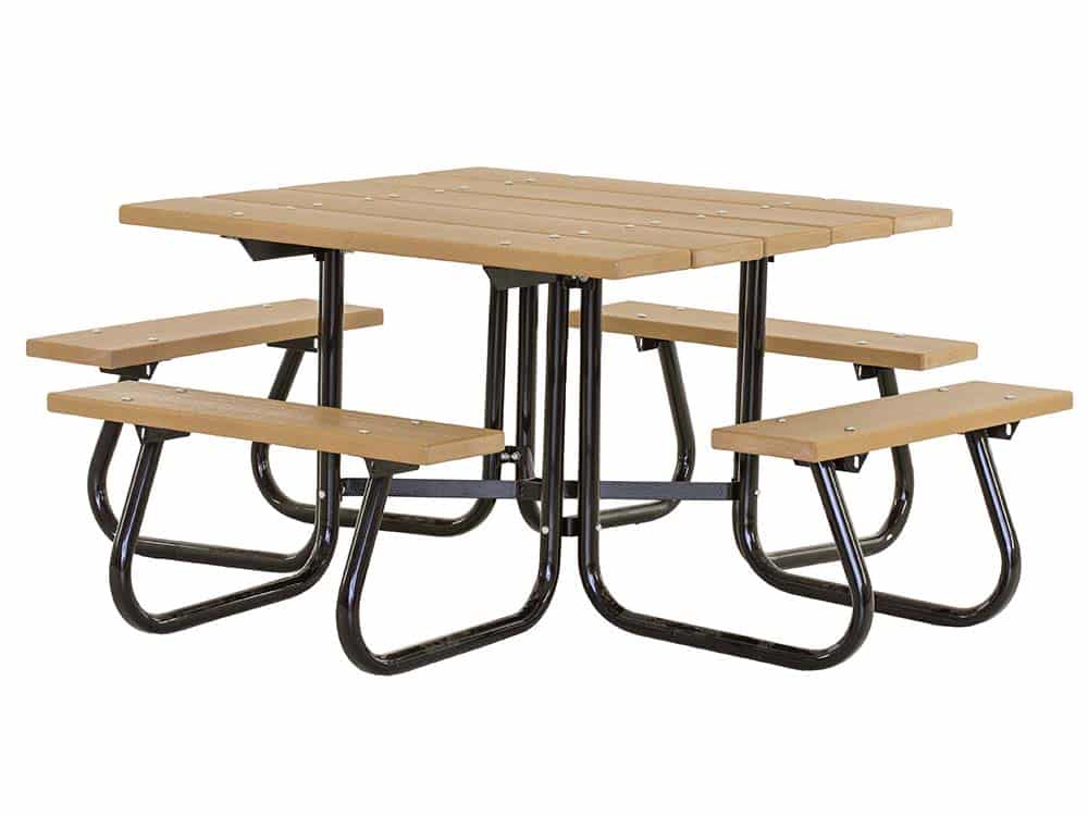 Buy Commercial 4SJ Series Square Portable Tables for Parks ...