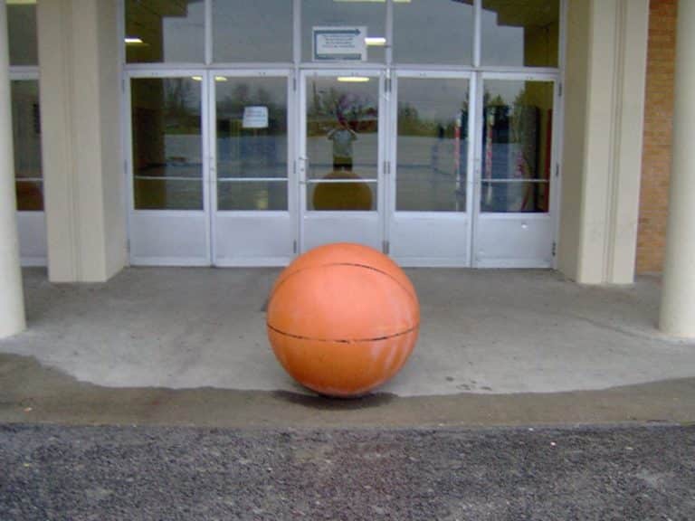 Sports Themed Concrete Ball Bollards | Security Barriers Product | Kay ...