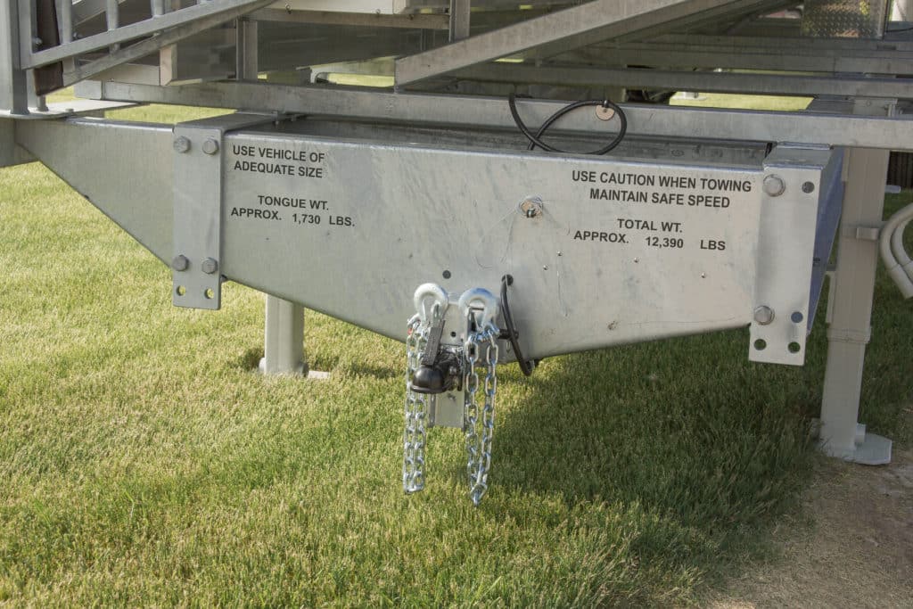9-Row Towable Aluminum Bleacher | Seats 180 | Mobile 9-Row Towable Aluminum Bleacher | Seats 180 | Mobile