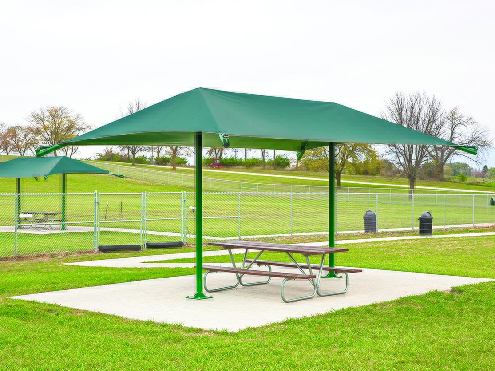 Buy Commercial Table/Bench Shades for Parks & Municipalities | USA Made