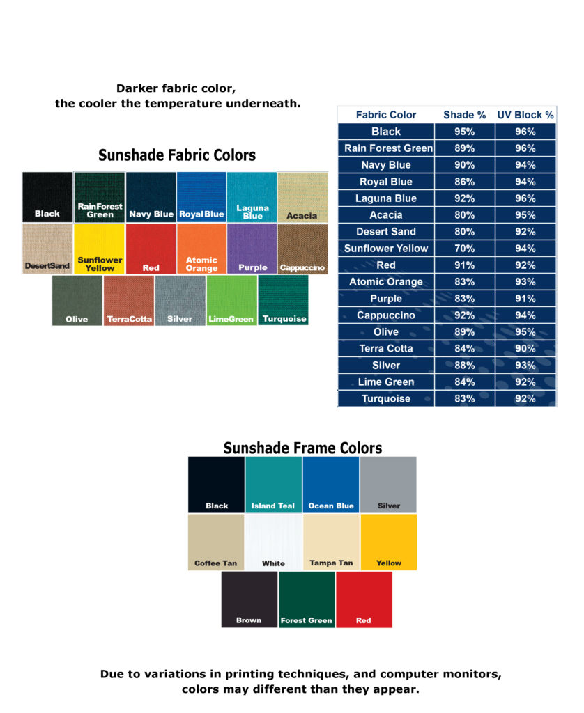Dugout/Scorers Table Shade Cover 10' x 16' Product | Kay Park Recreation