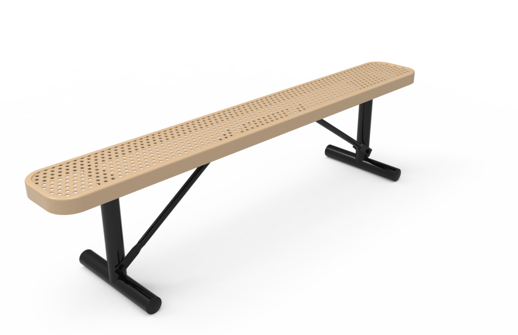 Perforated Bench without Back | Thermoplastic Benches Product | Kay ...