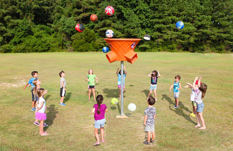 Triple Shoot Basketball Hoop Product | Kay Park Recreation